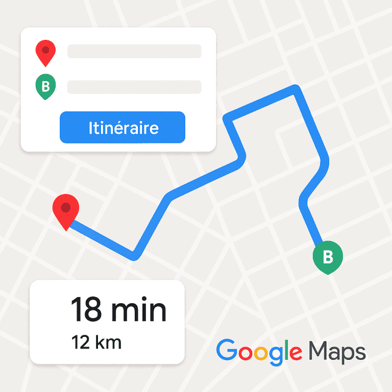 Calcul distance Google Maps : Mesure exacte et optimisation